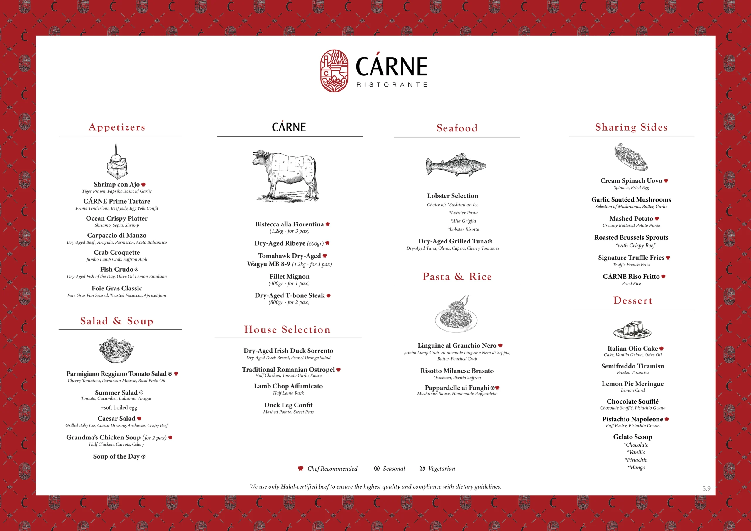 Menu - CARNE RISTORANTE